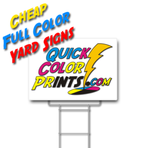 SUPER CHEAP YARD SIGNS